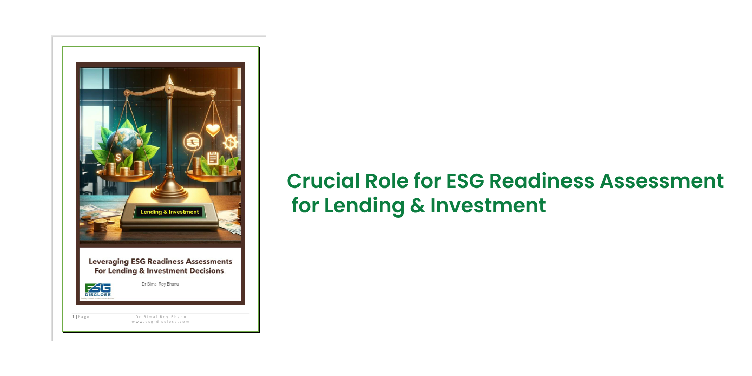 ESG & Sustainable Investment - ESG Disclose Limited